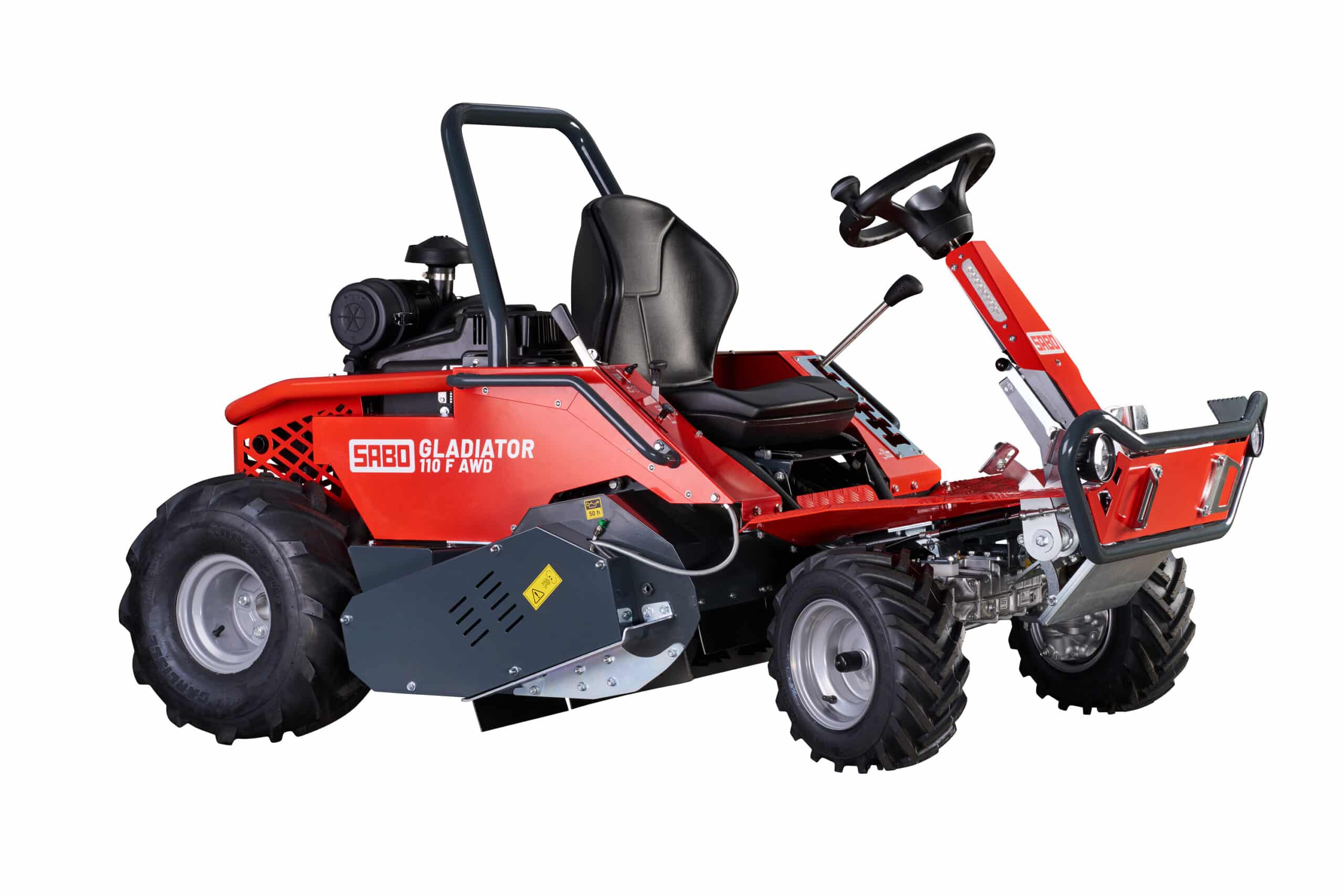 SABO Gladiator 110 4WD Ride-On Flail Mower – John Miller Garden Machinery